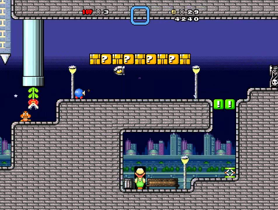 SMBX Custom Level: Chaotic City (w/ Commentary) - YouTube