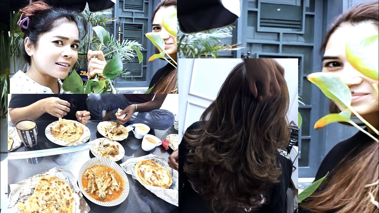 Aj Kay vlog me 4 haircuts 💇‍♀️ or Choti see activity - YouTube