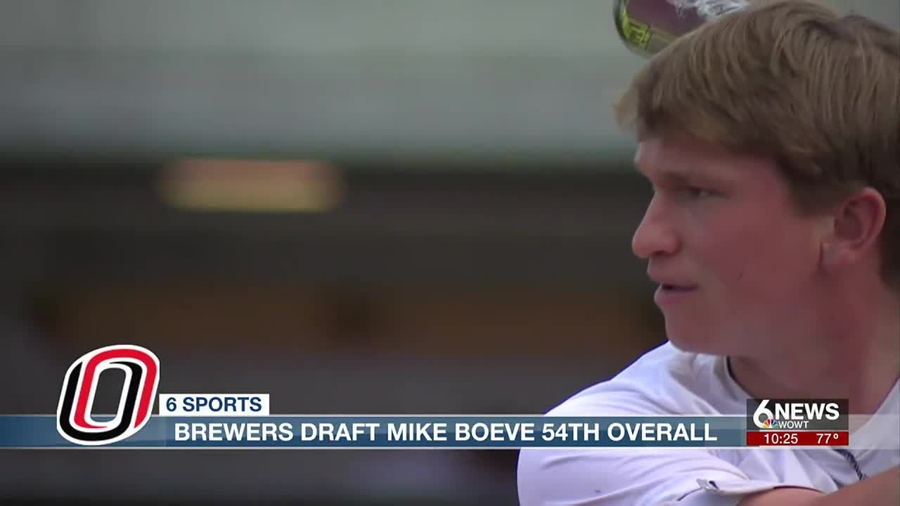 Brewers draft UNO's Mike Boeve - YouTube