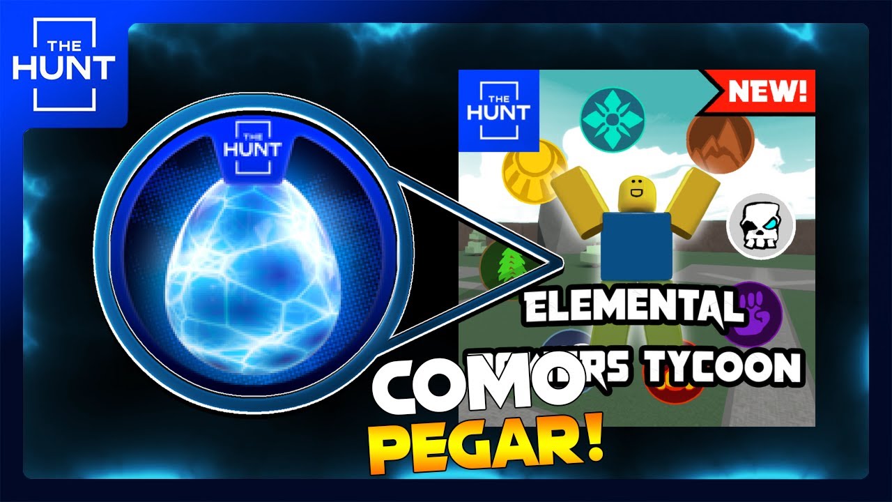 COMO GANHAR A BADGE "Elemental Tycoon" Evento The Hunt Roblox 35 - YouTube