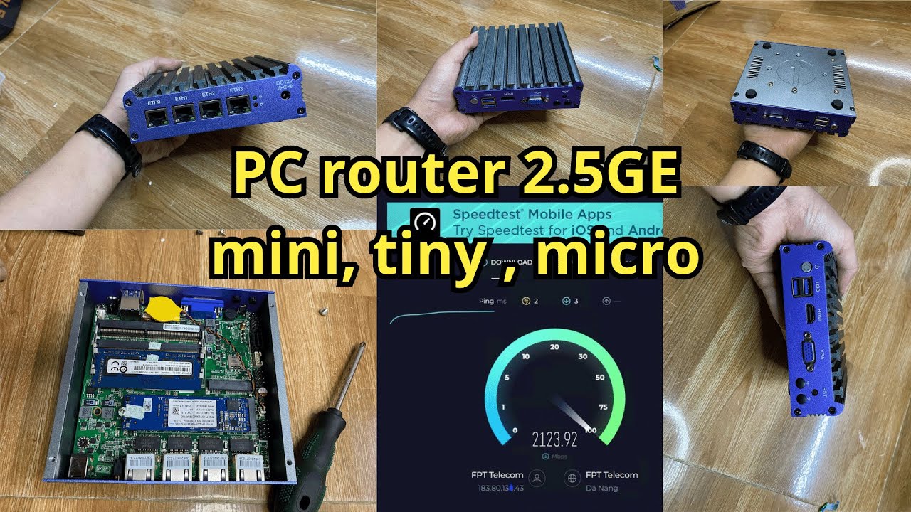 Ham rẻ mua Pc router 1tr9 | N5105 ram2G ssd 128 + optane 16G - YouTube
