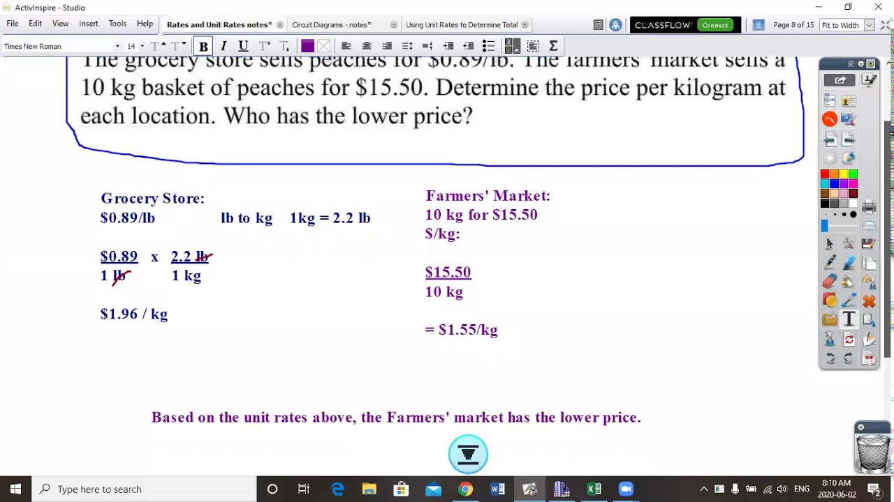 Rate Example - YouTube