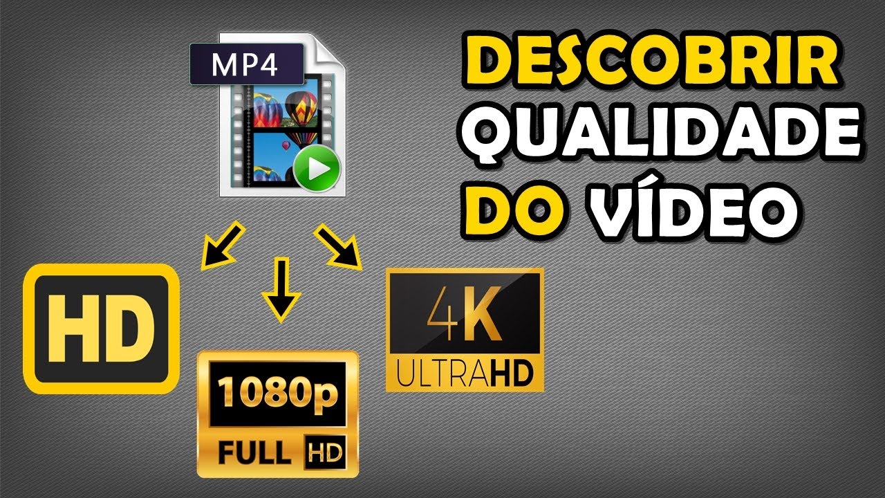 Como Descobrir a Qualidade de um Arquivo de Vídeo - YouTube