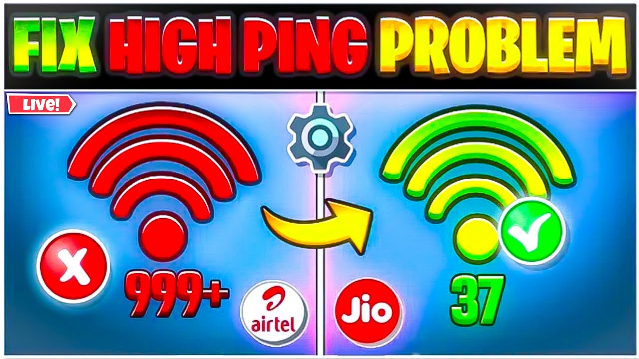 FREE FIRE PING PROBLEM | FREE FIRE NETWORK PROBLEM | FIX HIGH PING ...
