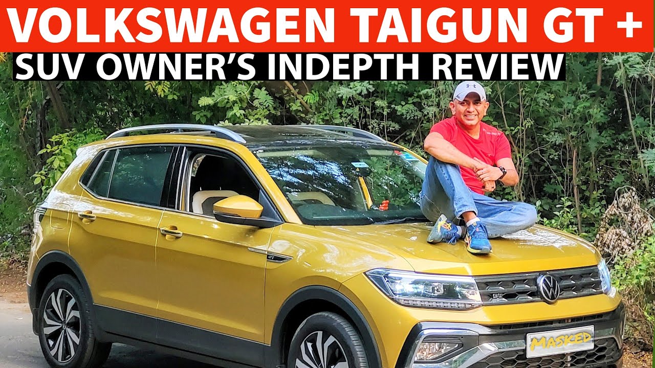 Volkswagen Taigun Owner's detailed Review of Taigun GT Plus Kurkuma ...