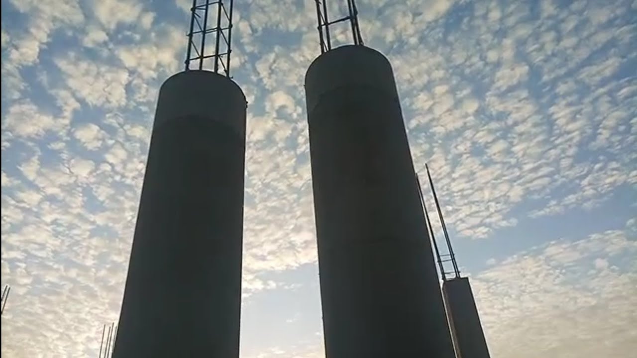 Building in Ghana 🇬🇭 Episode 3: Reinforced Concrete Columns and Top ...