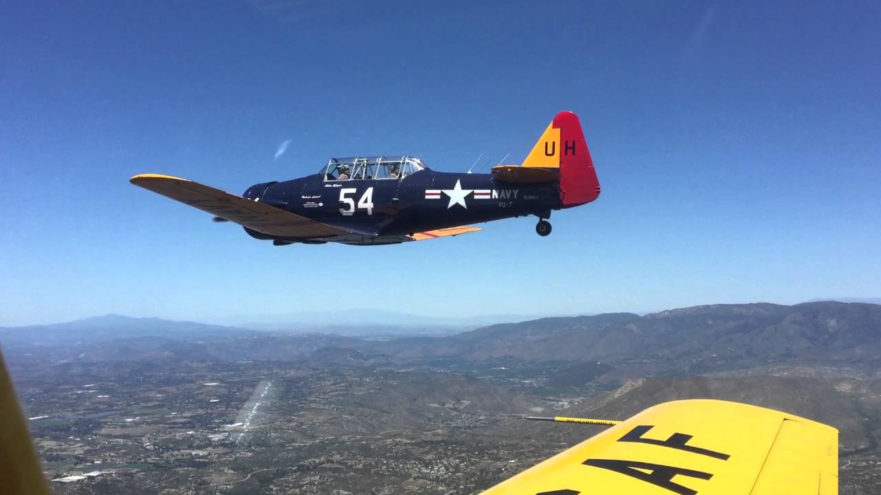 T6 FORMATION FLIGHT - ON BOARD (FULL Version) - YouTube