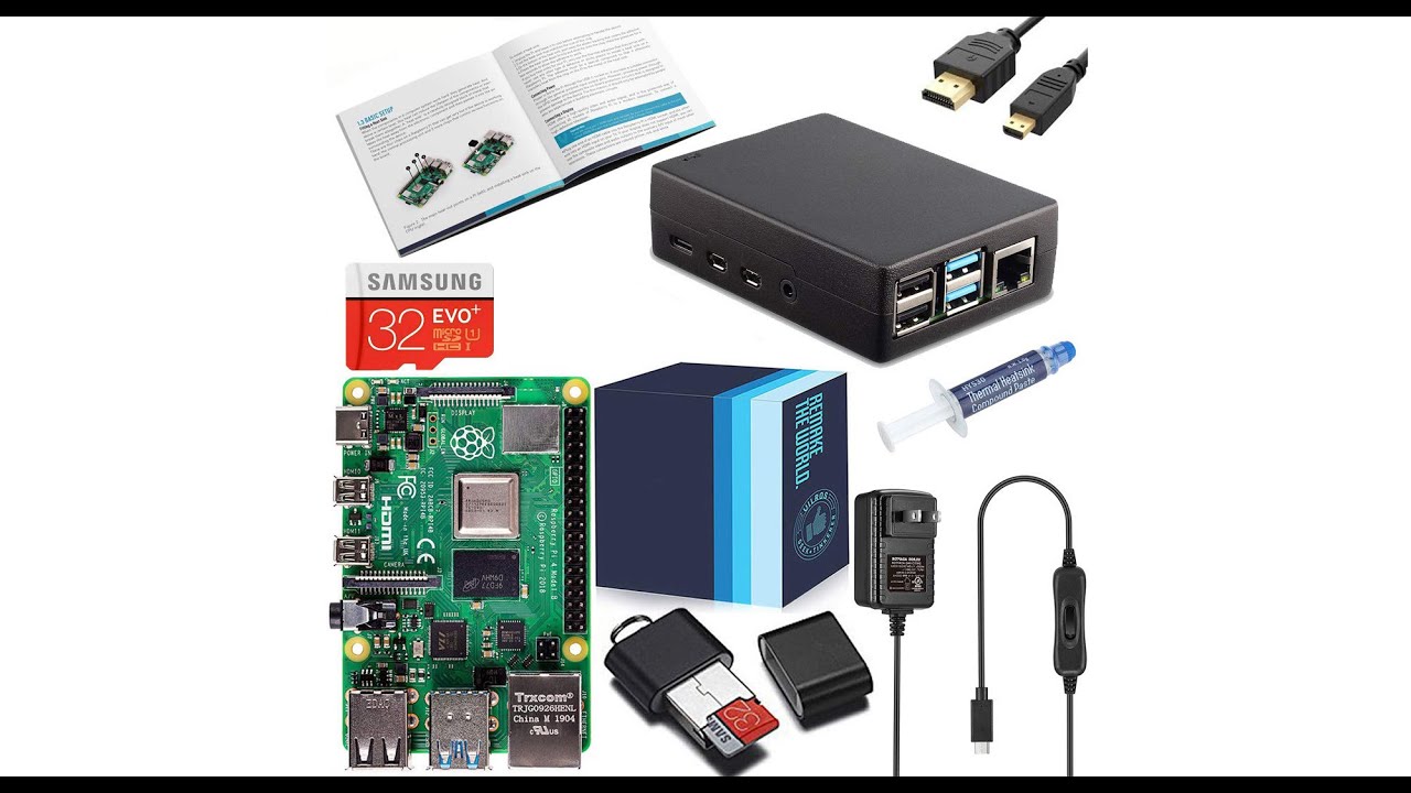 Vilros Raspberry Pi 4 Complete Starter Kit with Heavy-Duty Self Cooling ...