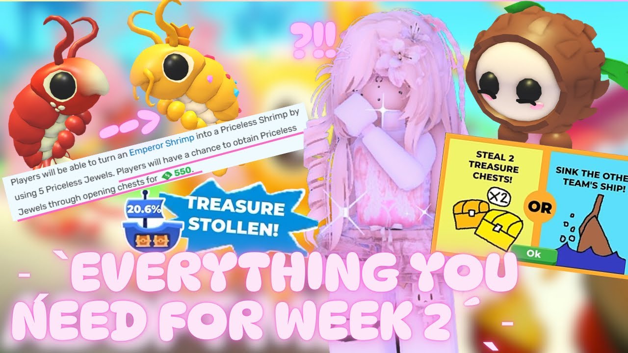 ପ⊹ADOPT ME WEEK 2 || HOW TO GET PRICELESS SHRIMP + MINI GAME ...