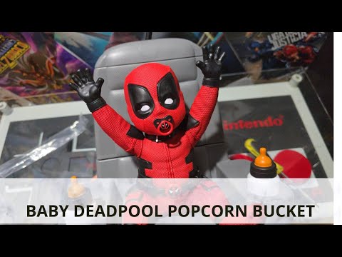 Baby Deadpool popcorn bucket collectible - YouTube