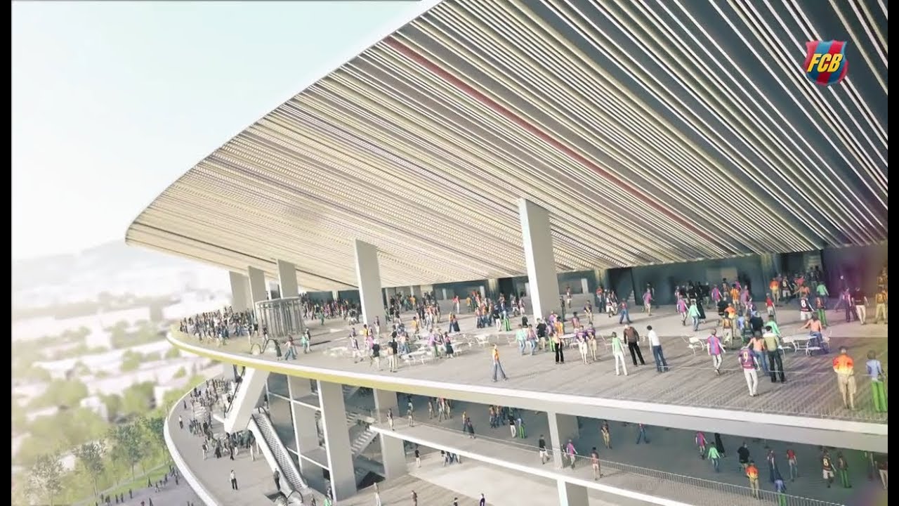 NOU CAMP NOU : the NEW STADIUM - YouTube