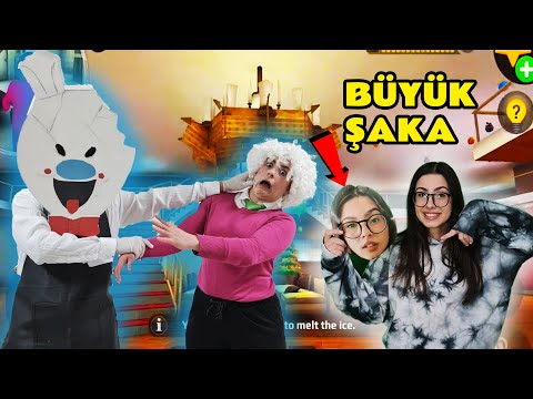 GERÇEK HAYATTA SCARY TEACHER DELİ ÖĞRETMENE MASKE ŞAKASI ICE SCREAM KORKUNÇ DONDURMACI EYLÜL LAL