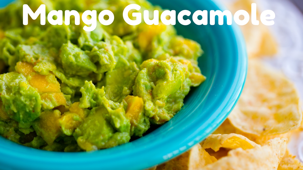 Perfectly Chunky Mango Guacamole - YouTube