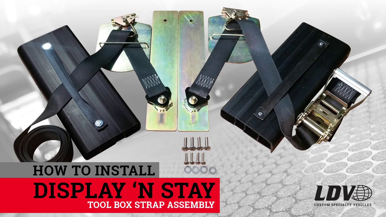 How to Install: Display 'n Stay Tool Box Strap Assembly - YouTube