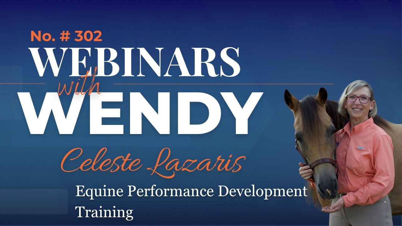 No. 302. Celeste Lazaris: Equine Performance Development Training - YouTube