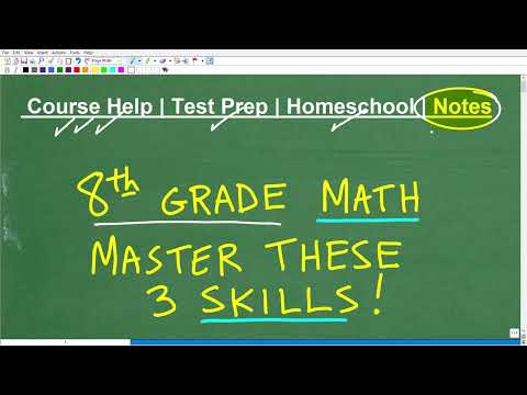 8th Grade Math – 3 Important Skills You MUST Learn! - YouTube