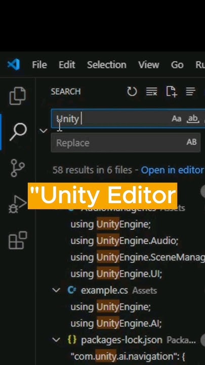 Find Scripts With Unity Editor Library Finding Unity Editor Scripts Clean Up Your Project