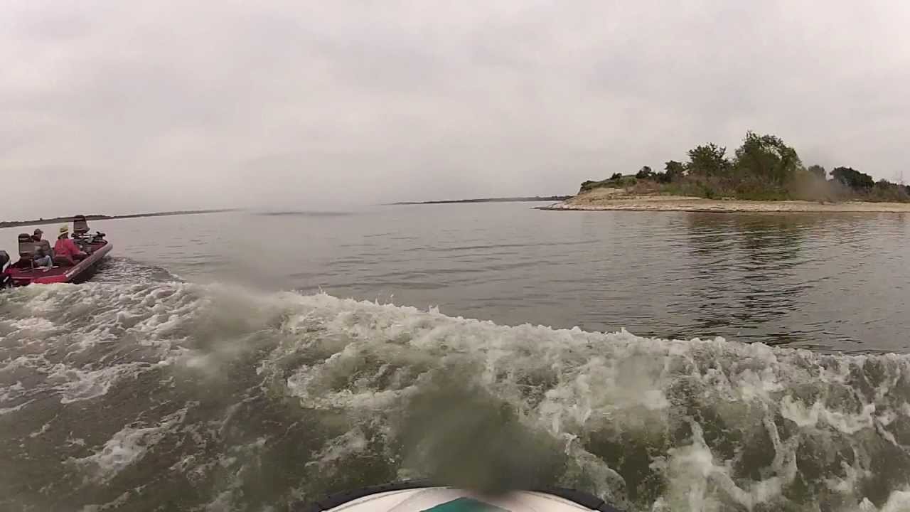 Riding the Sea Doo on Milford Lake, Kansas at Jet Ski Cove - YouTube