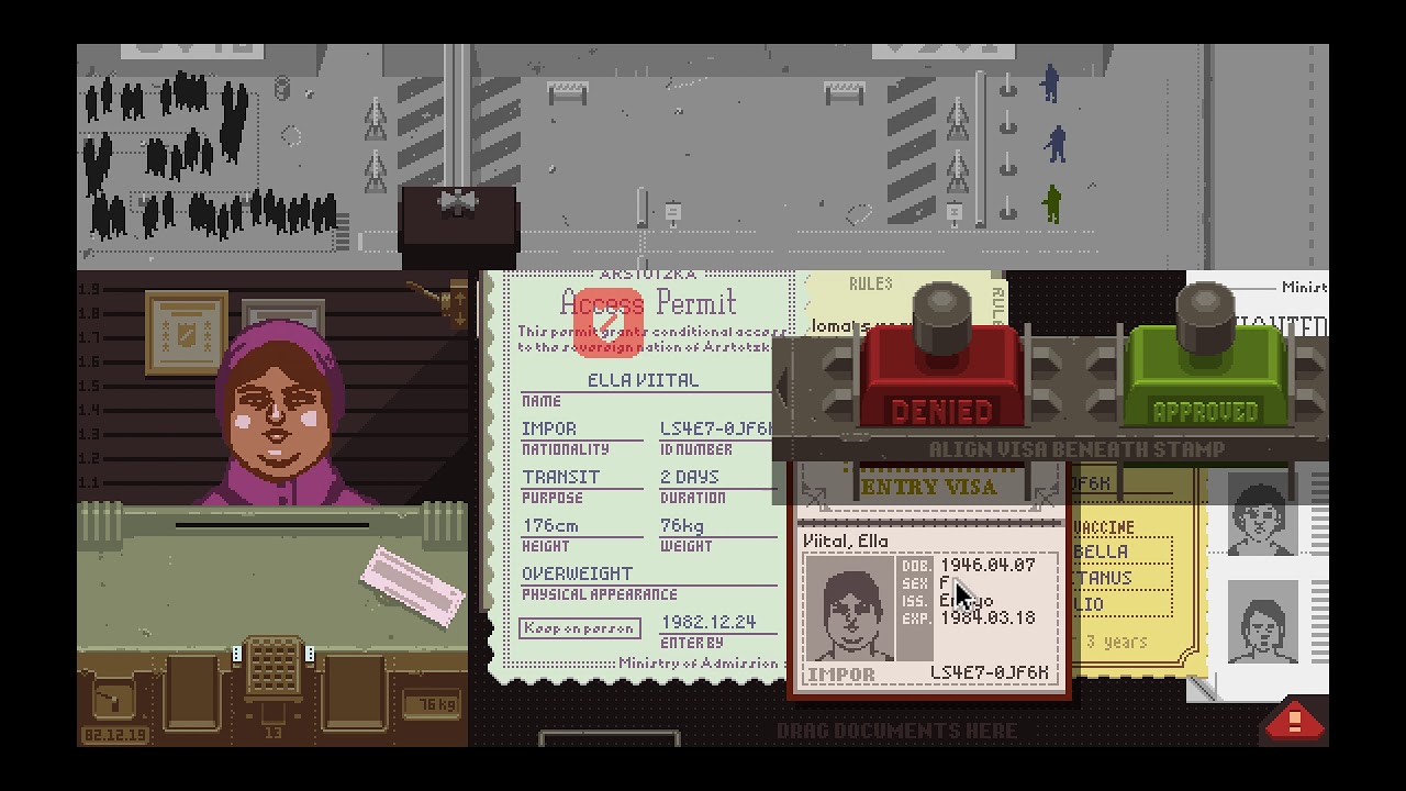 Papers Please - Becoming the Bad Inspector (Ep.4 END) - YouTube