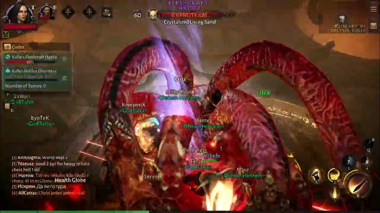Diablo Immortal (Open Beta) - Kulle's Fleshcraft Hydra - YouTube