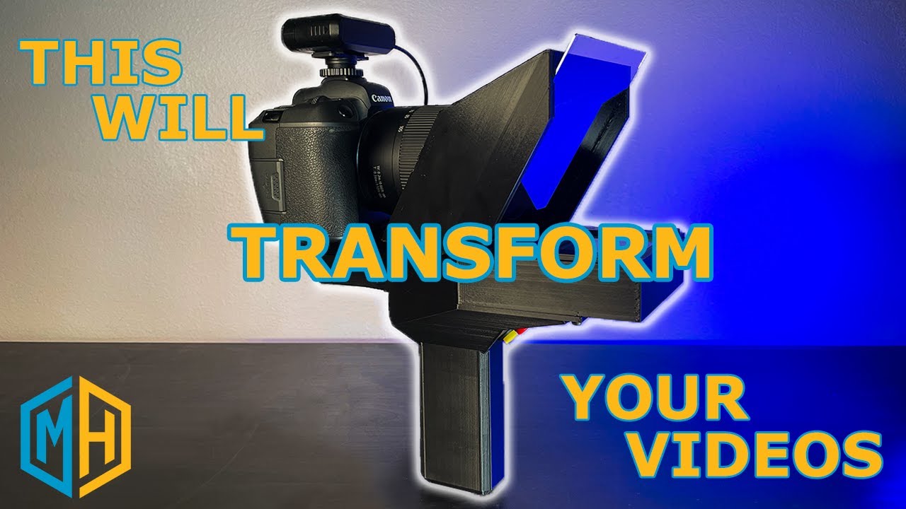 This Mini DIY Teleprompter Will TRANSFORM Your Videos! - YouTube