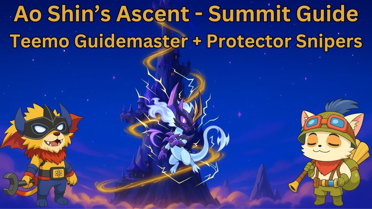 TFT Set 15 Ao Shin’s Ascent | Teemo Summit Guidemaster | Protector ...