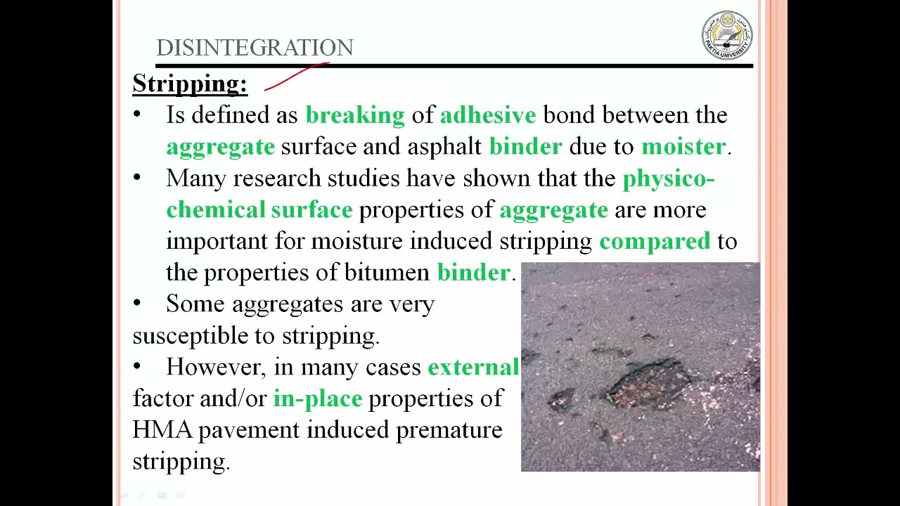 Lecture 19 Asphalt Pavement Distresses Identification, Causes and ...