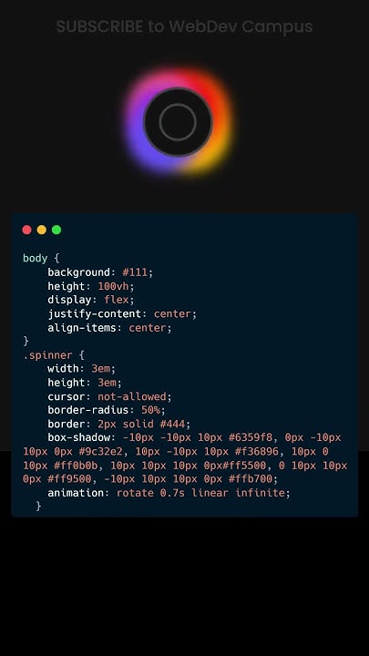 CSS Loading Animation | Loading Animation using HTML CSS | CSS Loader Animation | HTML CSS ...