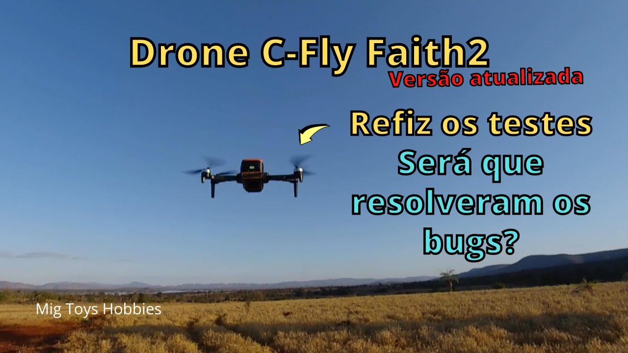 C-Fly Faith2 versão atualizada 1 voo e testes - YouTube