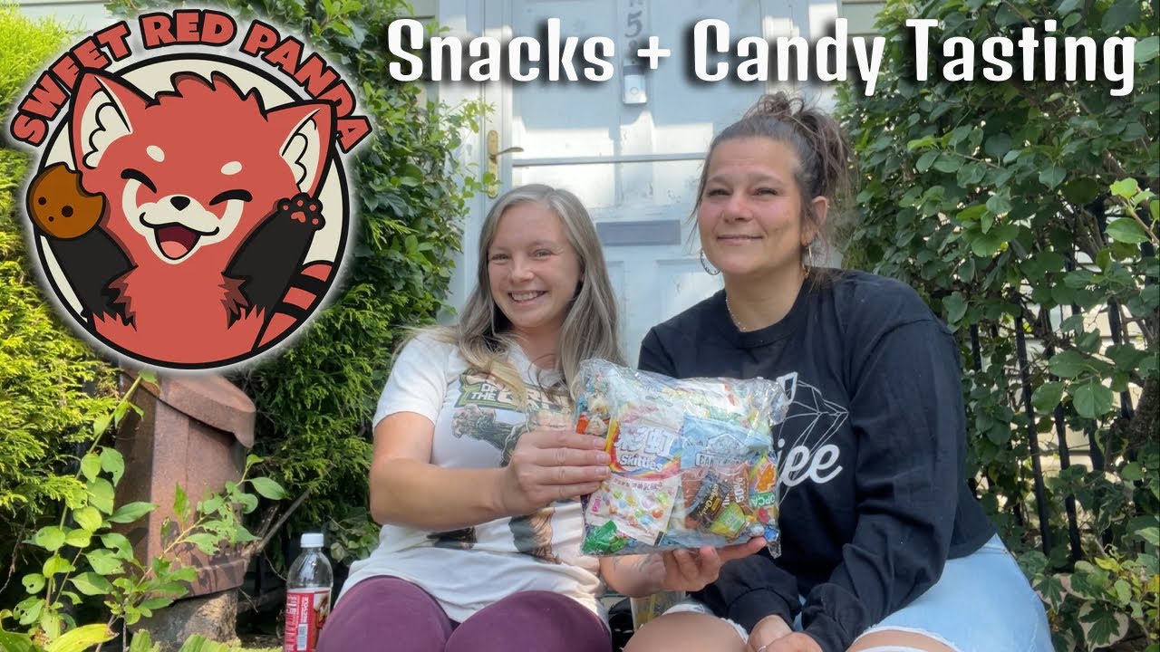 Sweet Red Panda - Snacks + Candy Tasting - YouTube