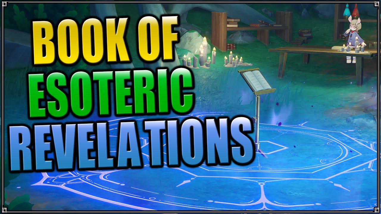 Book Of Esoteric Revelations | World Quest Genshin Impact 4.0 - YouTube