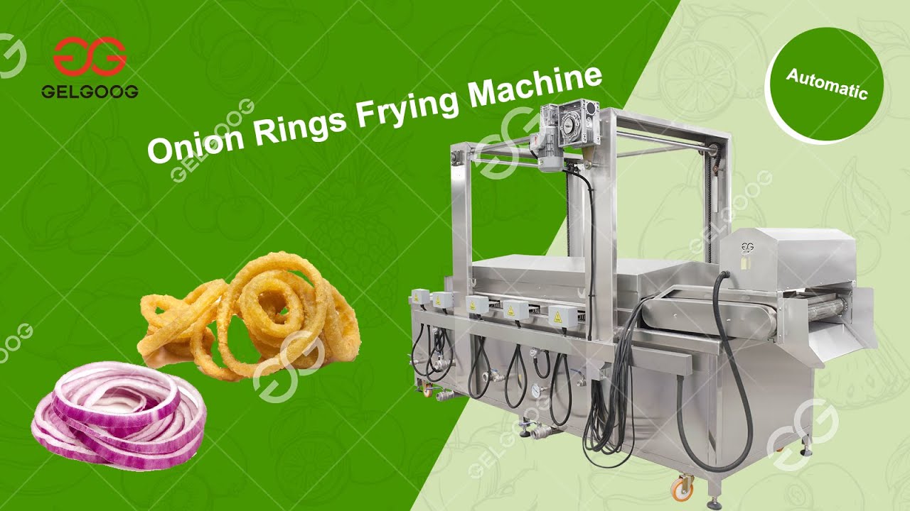 Onion Rings Frying Machine - YouTube