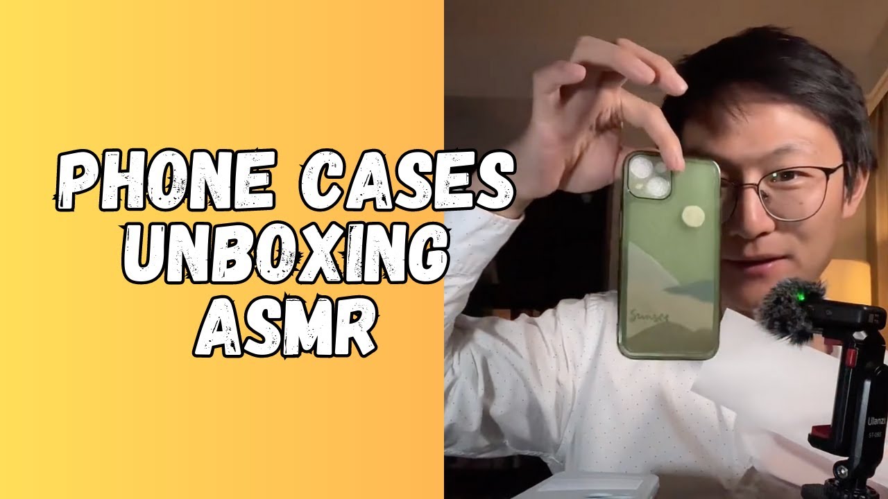ASMR for Deep Sleep - Phone case unboxing and tapping - YouTube