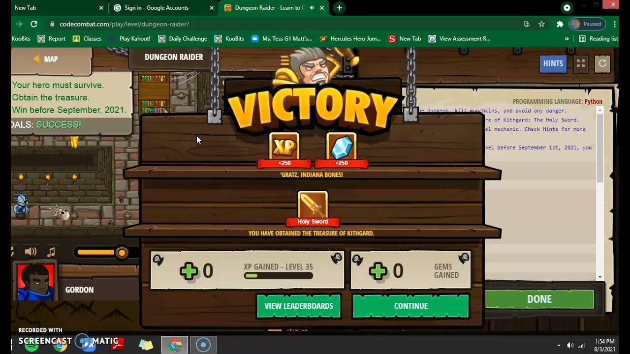 Codecombat Kithguard Dungeon Dungeon Raider Solution Youtube 9865