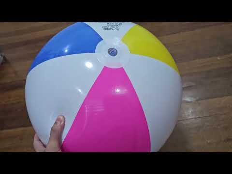 HONEST review of this INTEX Glossy Panel Inflatable Beach Ball
