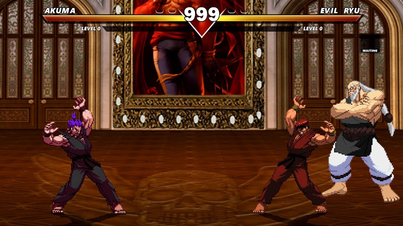 AKUMA VS EVIL RYU l GOUKEN -INSANE DIFFICULTY -ULTIMATE HARDEST LEVEL ...