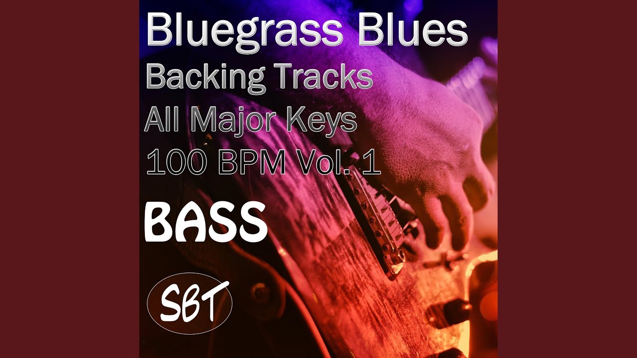 Bluegrass Blues Bass Backing Track in E Major 100 BPM, Vol. 1 - YouTube