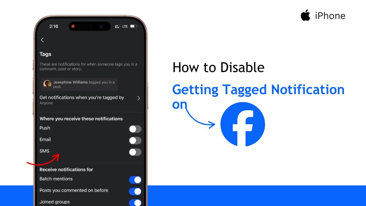 How to Turn Off Getting Tag Notifications on Facebook | Stop Tag Alerts ...