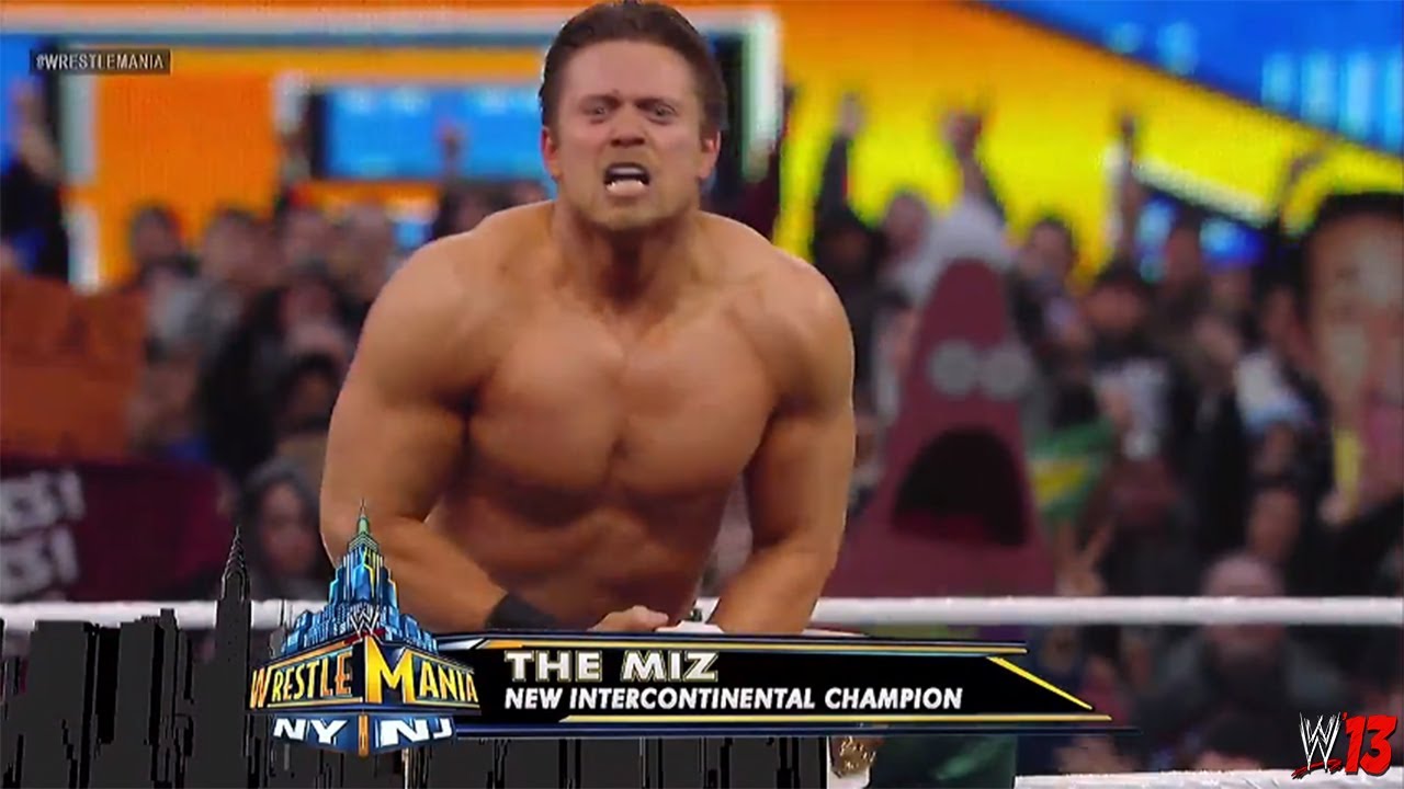 WWE Wrestlemania 29 :- Wade Barrett vs The Miz Intercontinental ...