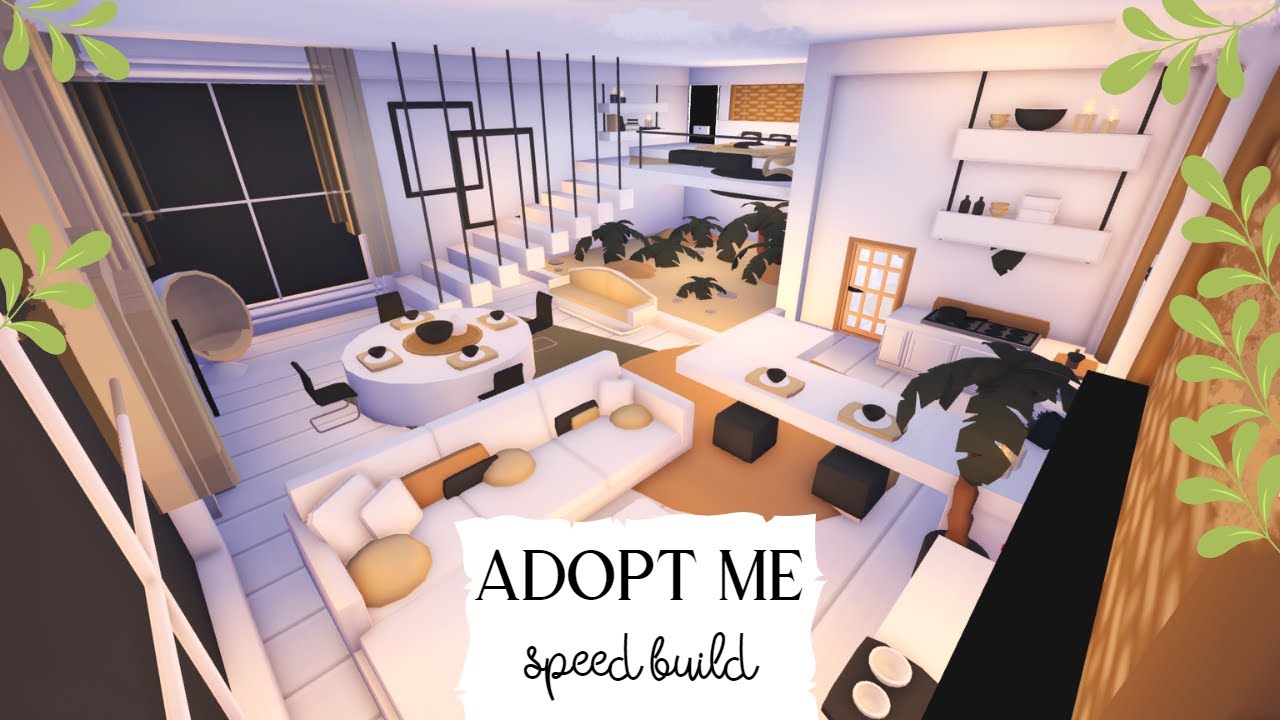 SUNSET VIBES TREE HOUSE - Adopt Me speed build ROBLOX - YouTube