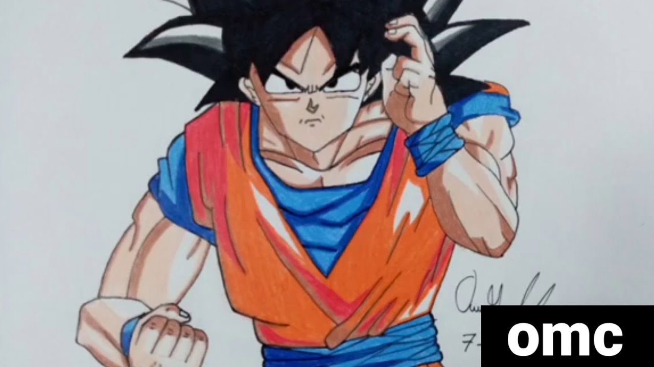 GOKU BASE SPEED DRAW - YouTube