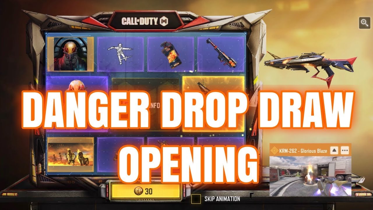 BUYING FULL DANGER DROP DRAW GET KRM 262 GLORIOUS BLAZE KRYPTIS SKY'S ...