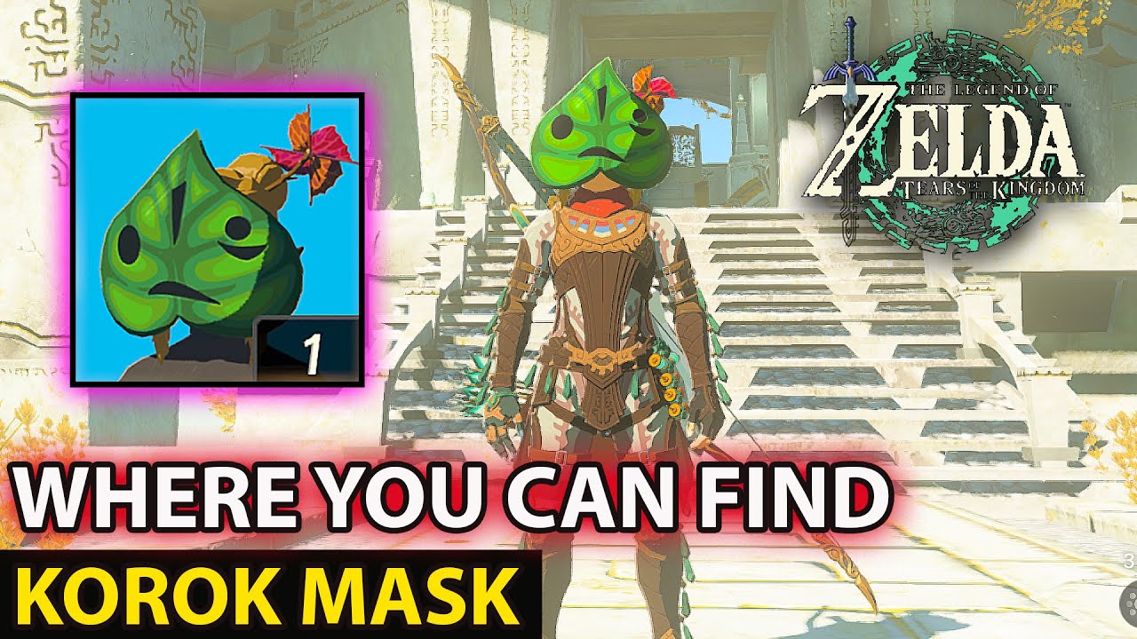 Where You Can Find (Korok Mask) Location Guide In Zelda: Tears of the Kingdom - YouTube