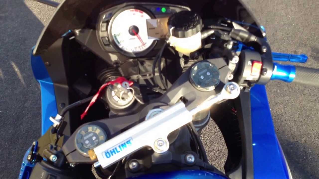 2011 Kawasaki Ninja ZX6R Candy Plasma Blue WALK AROUND (MODDED) - YouTube