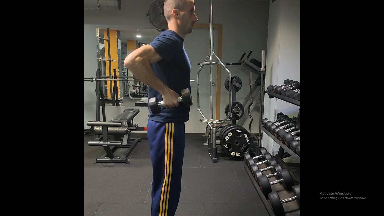 Monkey Rows with Dumbbells - Exercise to Grow Posterior Deltoid Muscles ...