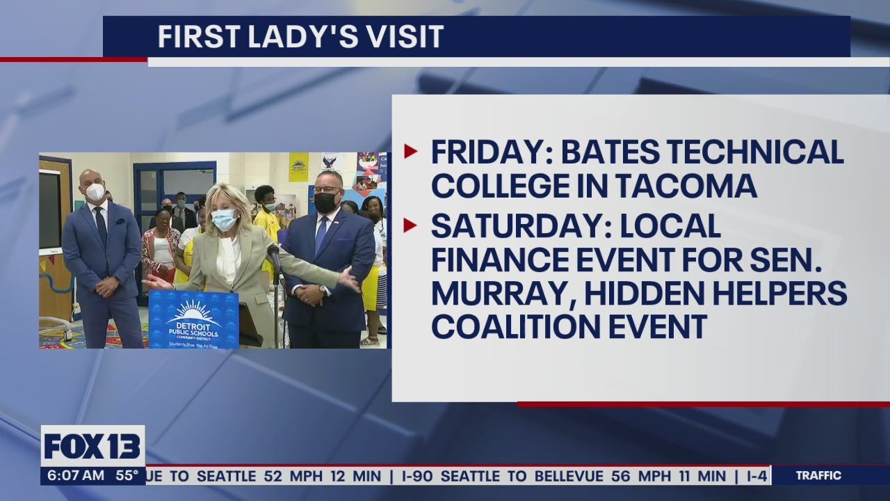 First Lady Jill Biden to visit Seattle, Tacoma later this week | FOX 13 ...