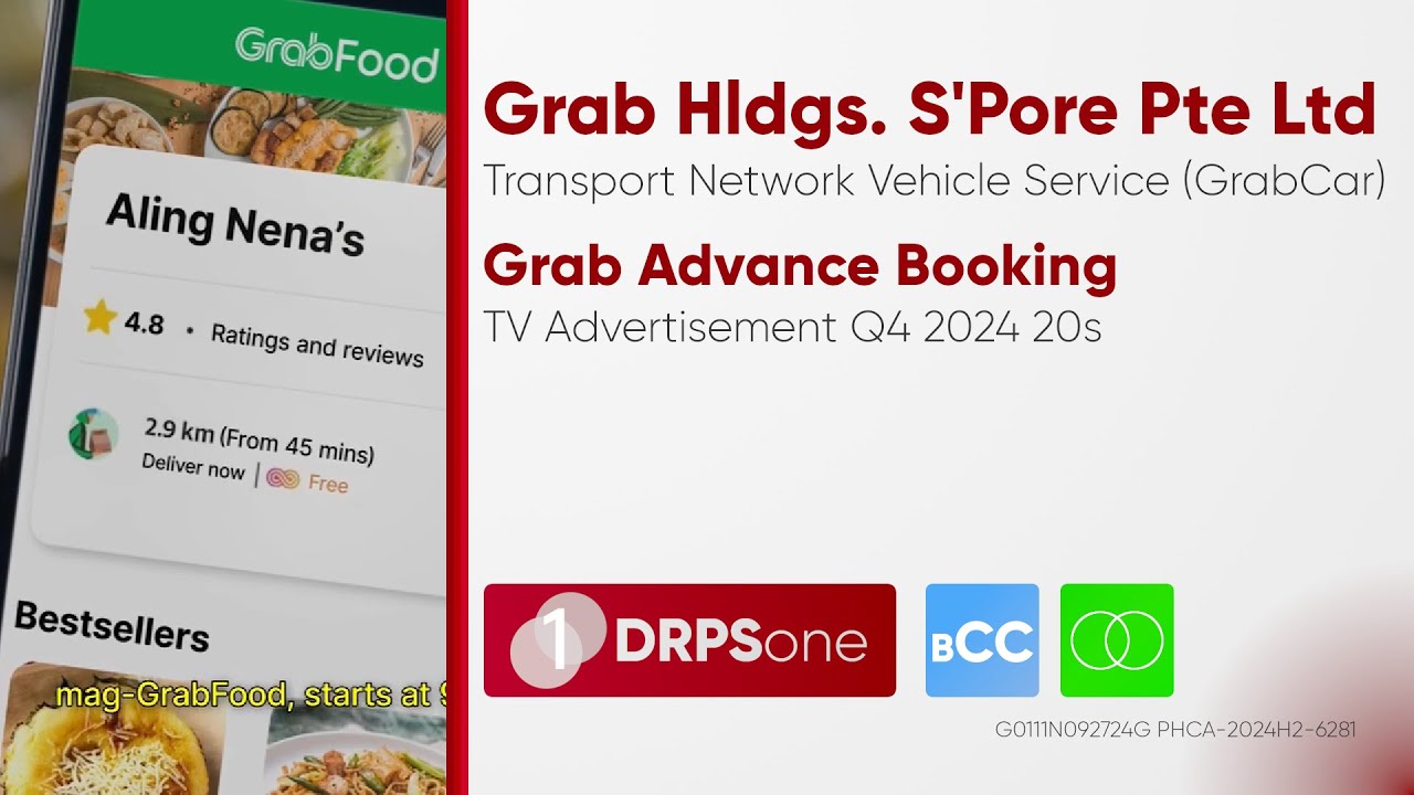 Grab Advance Booking TV Ad Q4 2024 20s (Philippines) [BCC/ST] - YouTube