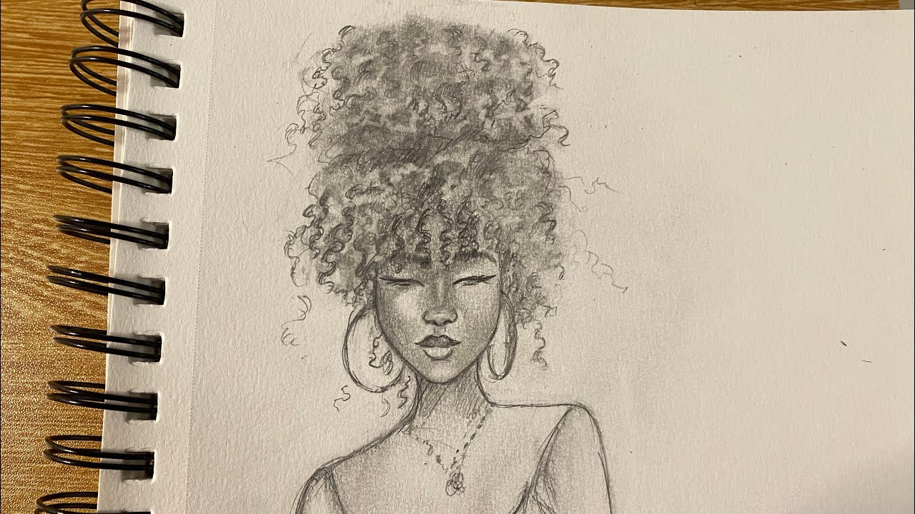 Portrait sketching for College assignment - YouTube