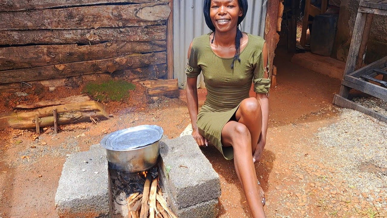 Struggles of an African Girl's Life living in an African Village - YouTube