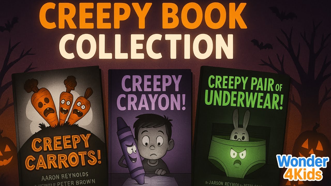 Creepy Book Collection 👻 | Creepy Carrots, Creepy Crayon & Creepy Pair ...